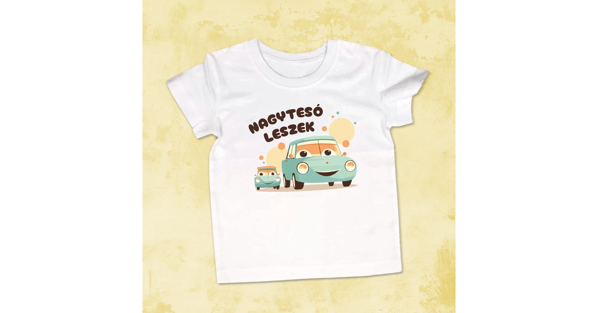 Nagytesó leszek (Autók) - Gyerek póló